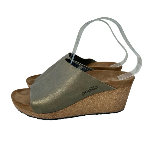 Papillio | Shoes | Papillio Birkenstock Namica Washed Metallic Stone ...